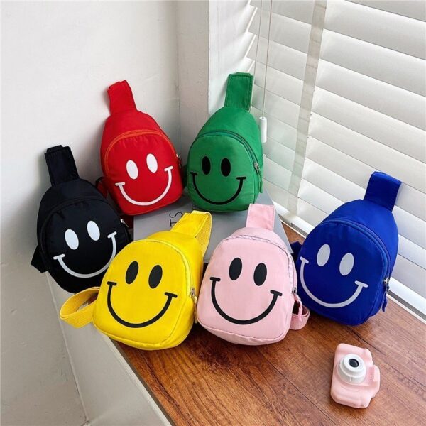 Children Boy Cute Smiley Face Print Chest Bag – Bumpbaloza